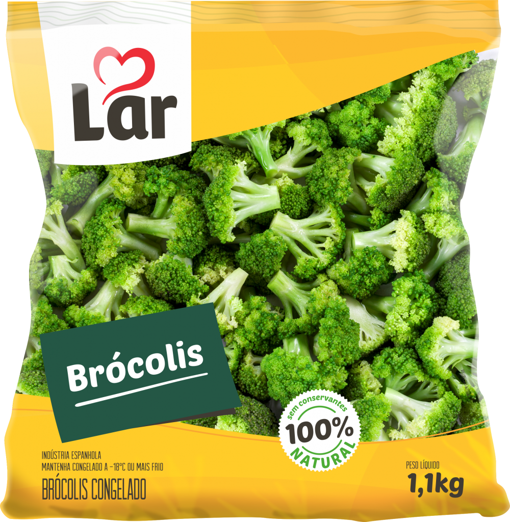 Brócolis Congelado 1,1kg - Lar Cooperativa Agroindustrial