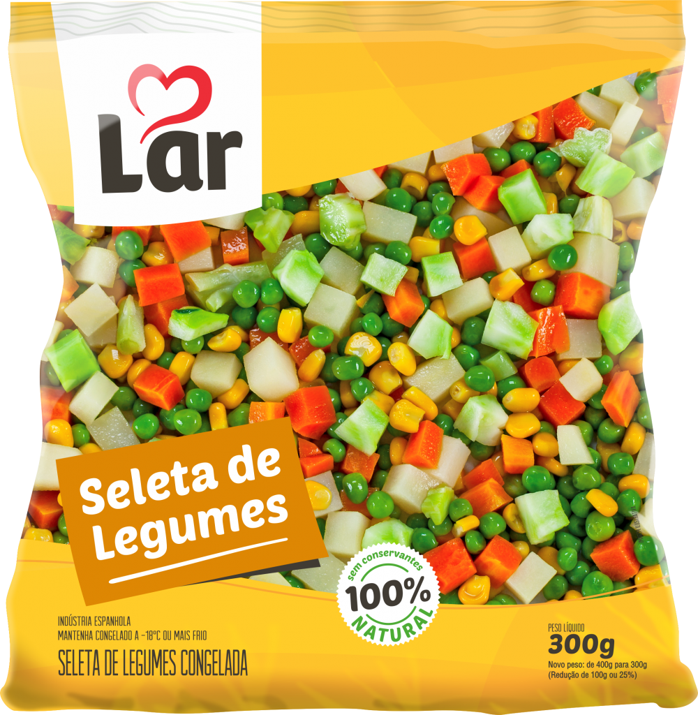 Mix de Vegetais Congelado 300g - Lar Cooperativa Agroindustrial