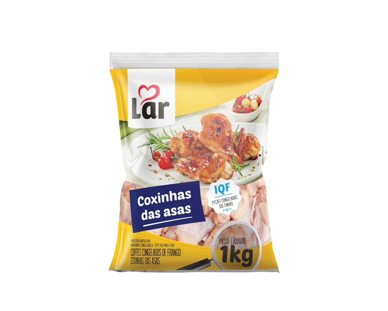 Coxas e Sobrecoxas com Porção Dorsal Envelopadas • Congeladas - Lar ...