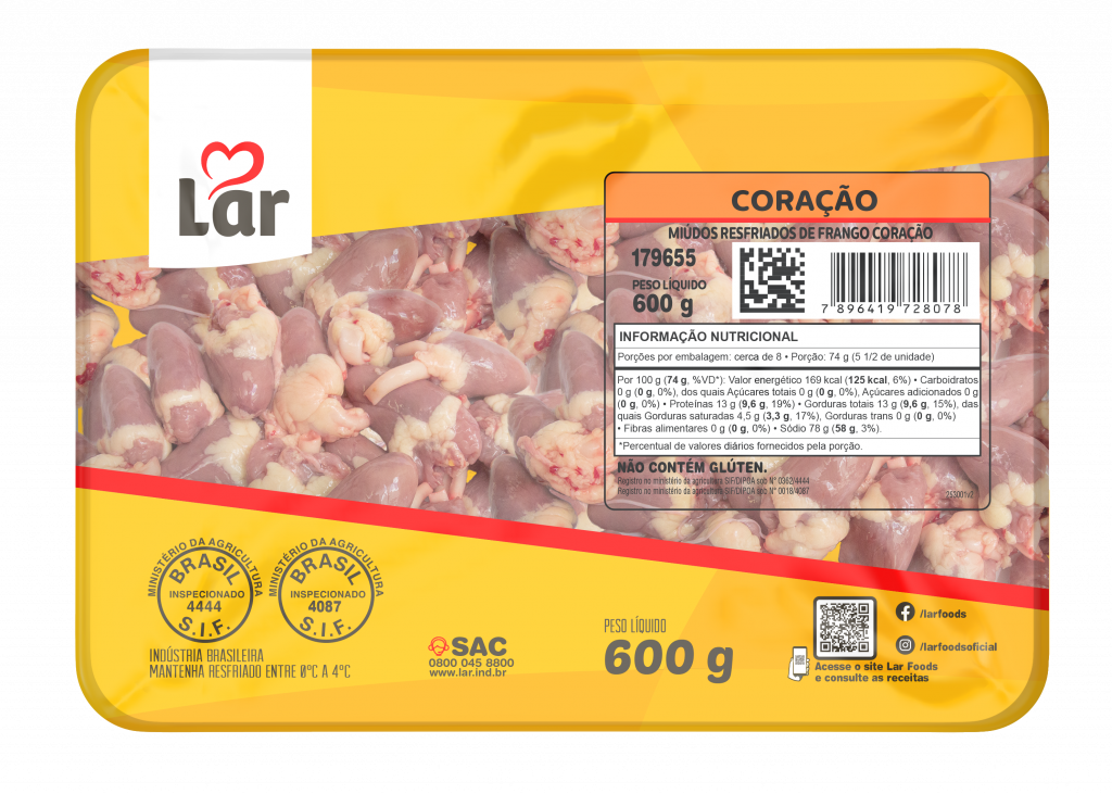 Frango Inteiro Temperado - Lar Cooperativa Agroindustrial