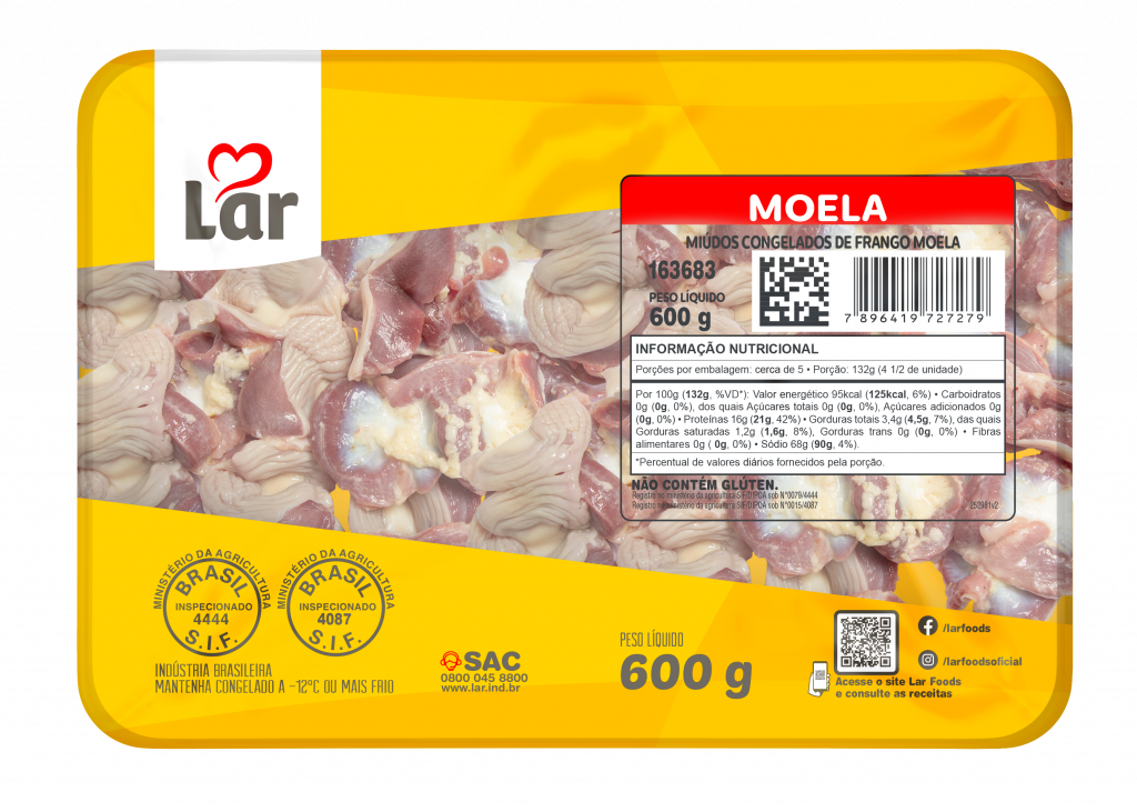 Frango Inteiro Temperado - Lar Cooperativa Agroindustrial