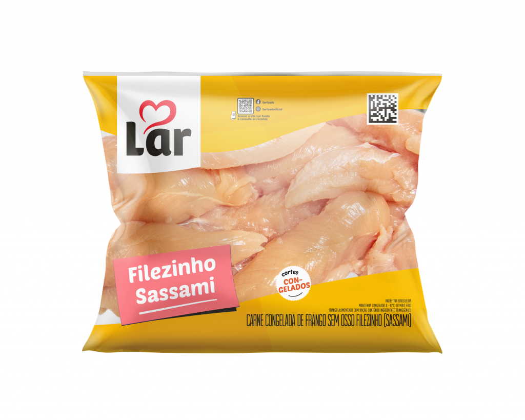 Filezinho Sassami Envelopado • Congelado - Lar Cooperativa Agroindustrial