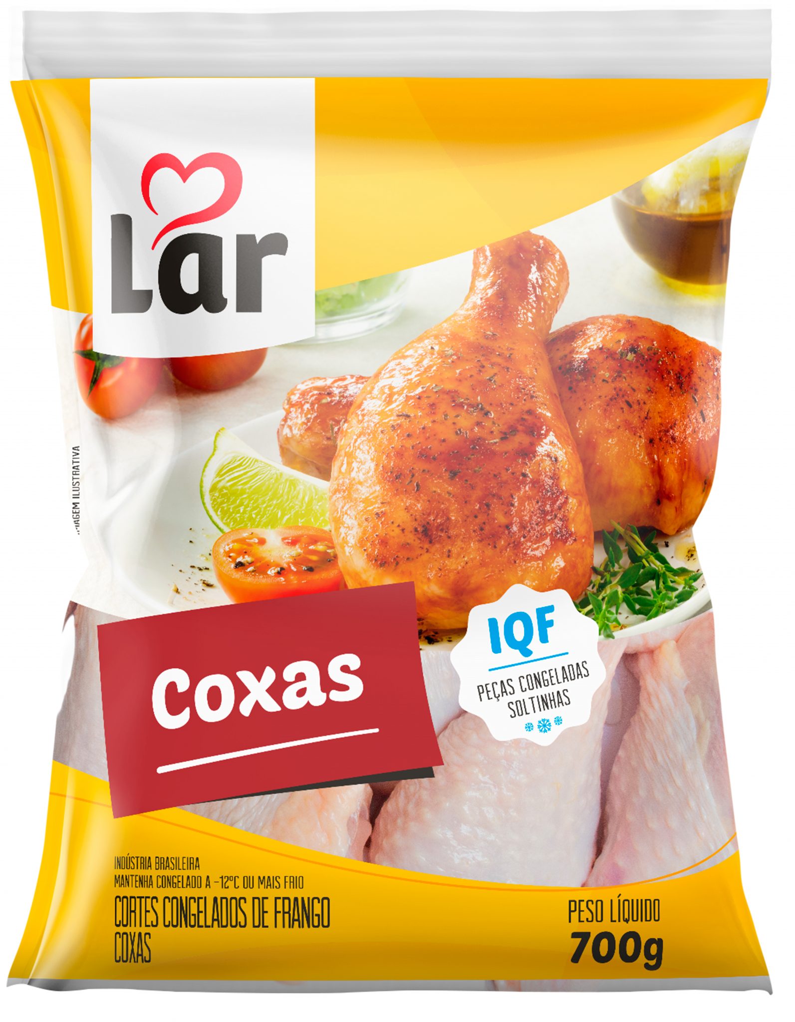 Frango a Passarinho Temperado 700g - Lar Cooperativa Agroindustrial
