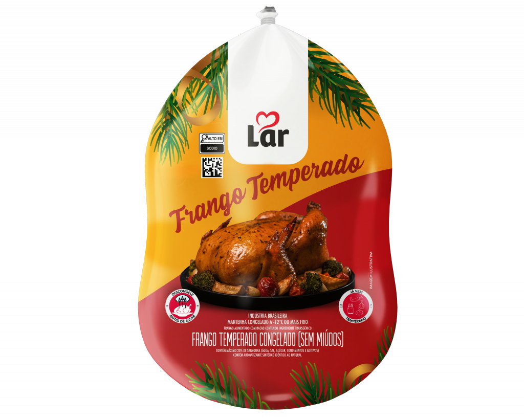 Frango Inteiro Temperado - Lar Cooperativa Agroindustrial