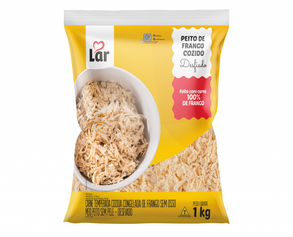 Frango Desfiado 1kg - Lar Cooperativa Agroindustrial