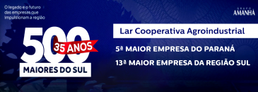 Lar Cooperativa está entre as maiores empresas do Sul do Brasil - Lar ...